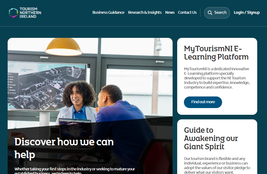 Sign up with Tourism NI