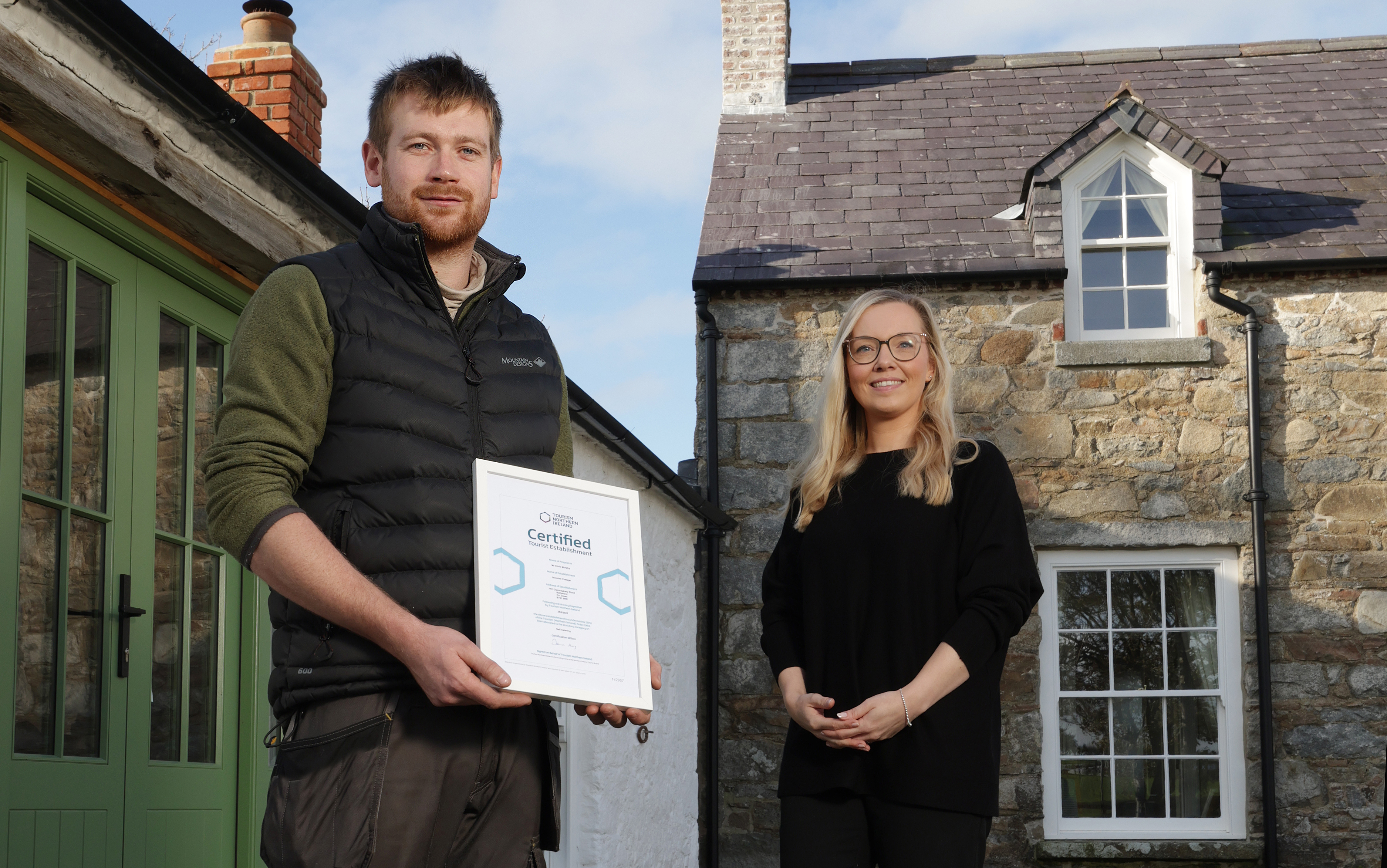 Restored Co Down cottage receives certification from Tourism NI